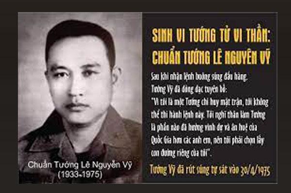 Tiểu sử tướng lĩnh Bộ binh của QLVNCH Lê Nguyên Vỹ